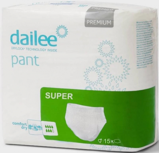 Dailee Pants Premium Super - Geribemestar